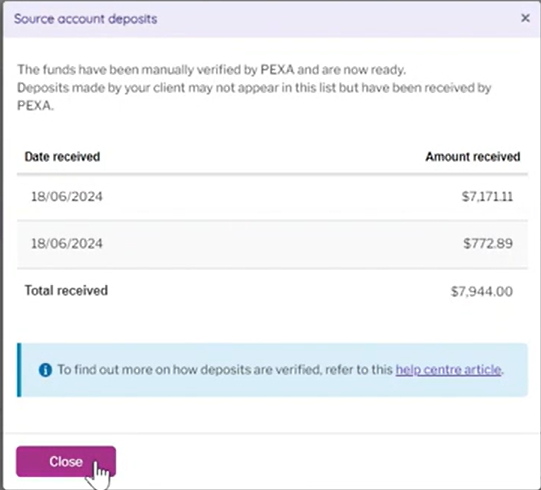 PEXA Release 20.1.0 | 5th August 2024 | PEXA Exchange | PEXA Help Centre